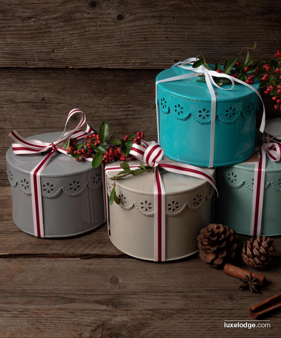 Round gift box | Storage Boxes | Home Furnishing | Luxelodge